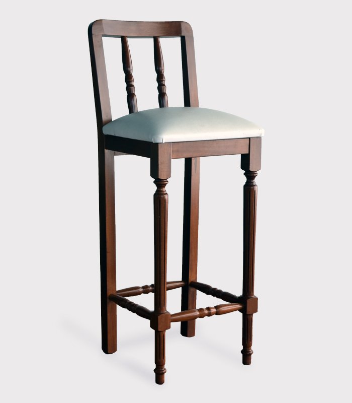 Banqueta Latini con respaldo - Buttarelli Muebles